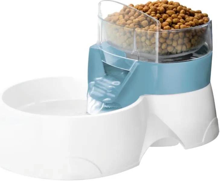 Fontánka Pet Feeder s miskou pro krmení EBI modrá 28x1
