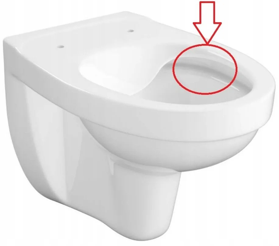 Cersanit Cersania SimpleOn, závěsná WC mísa 52,5x36x37,5 cm + sedátko s pomalým zavíráním z duroplastu, horizontální odpad, bílá, S701-554