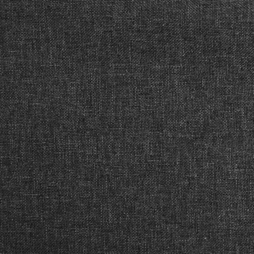 Petromila Otočné jídelní židle 2 ks černé textil