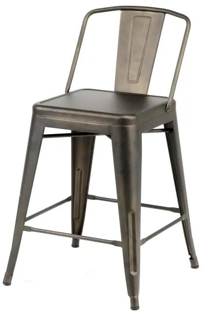 Barová židle Dionisia  Gun metal