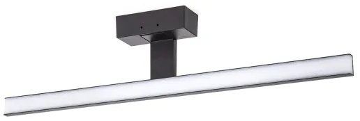 Aigostar - LED Koupelnové osvětlení zrcadla LED/12W/230V 4000K 60 cm IP44 černá
