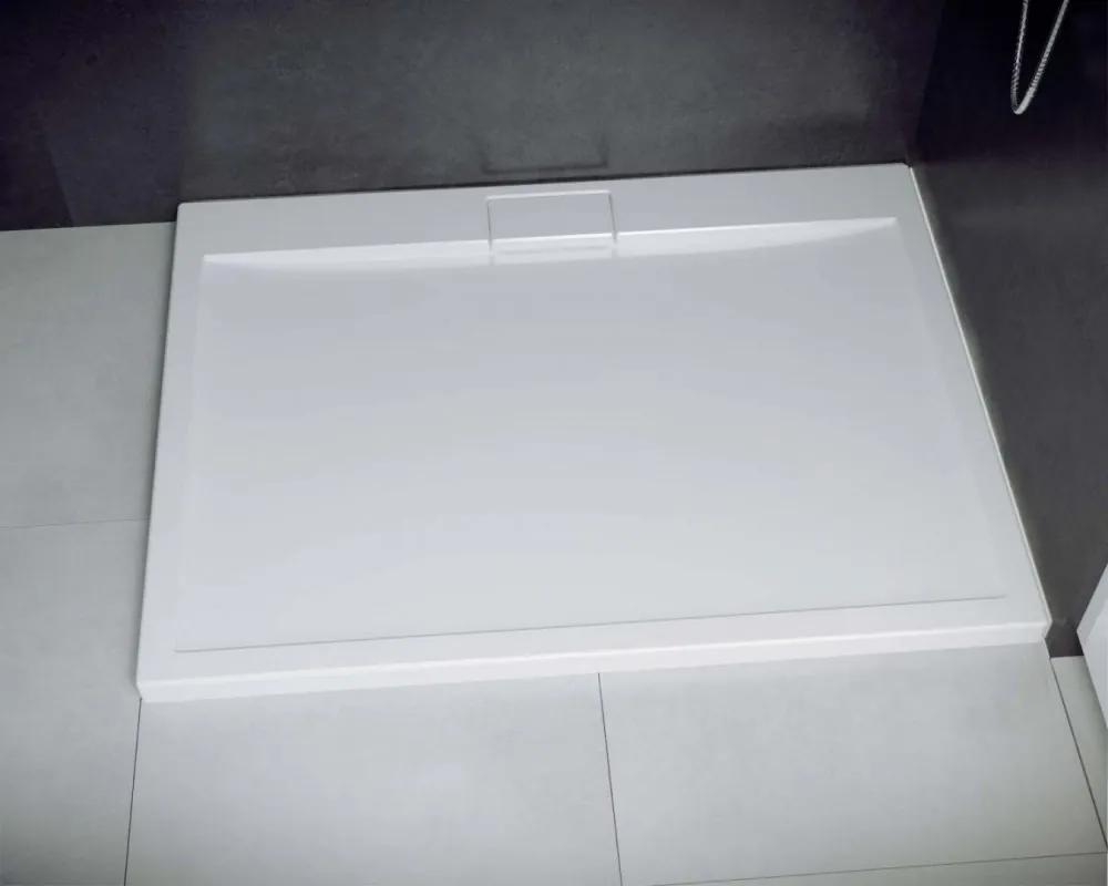 BESCO Obdélníková sprchová vanička AXIM Barva - Bílá, Rozměr A - 120 cm, Rozměr B - 90 cm VANKAXIM1290BB