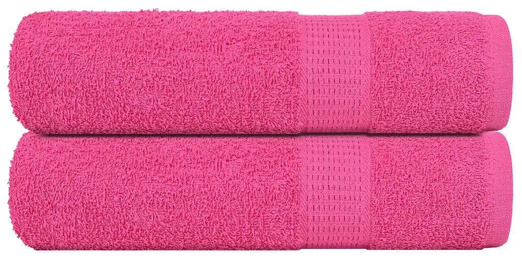 Ručníky FROGN 2 ks růžové 50x100 cm 360 g/m² 137046