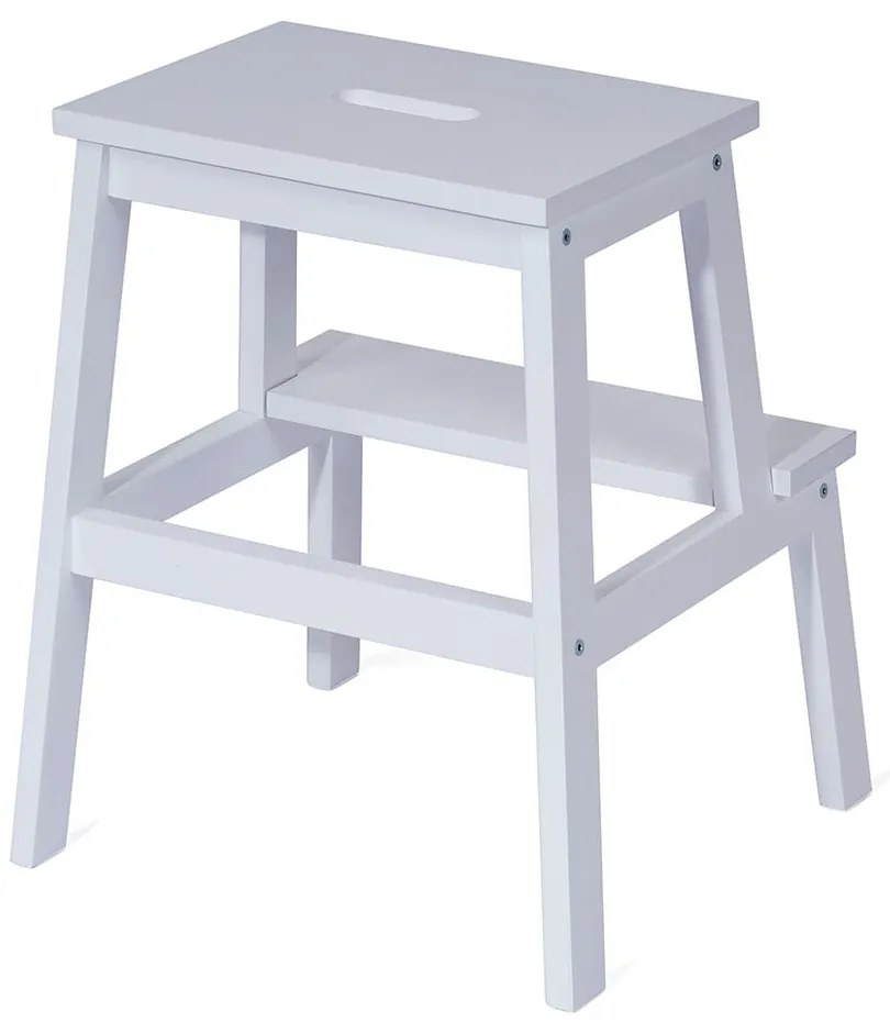 Bílá stolička z kaučukového dřeva Corg - Bonami Essentials