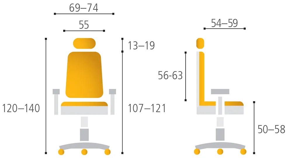 Office Pro Kancelářská židle NATUS Q24 modrá