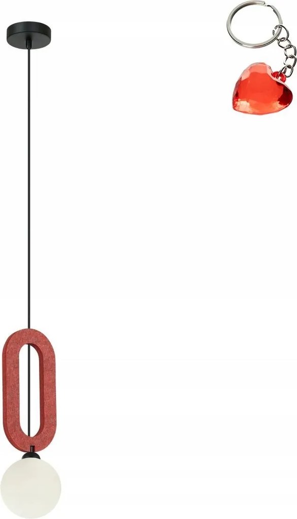 Závěsná lampa Masso PND-59839-1-RED Italux