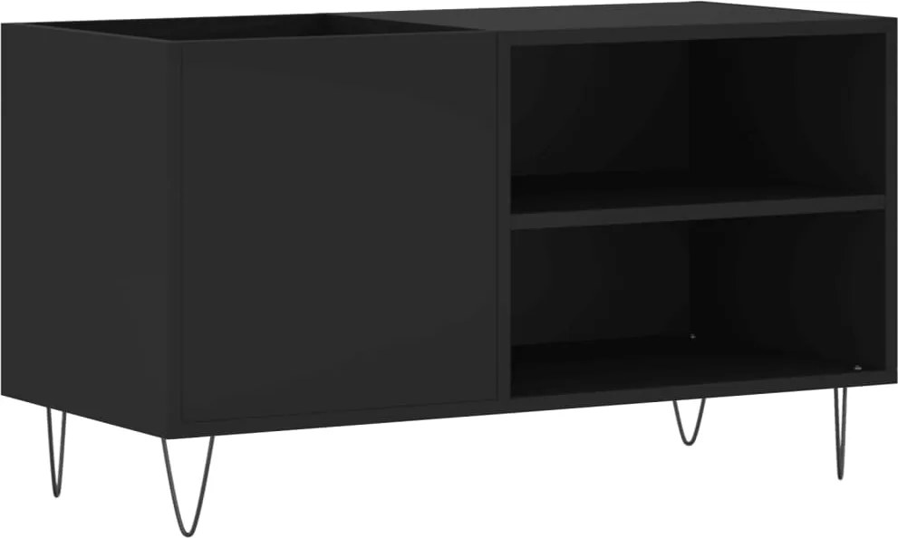 vidaXL Skříňka na LP desky černá 85 x 38 x 48 cm kompozitní dřevo