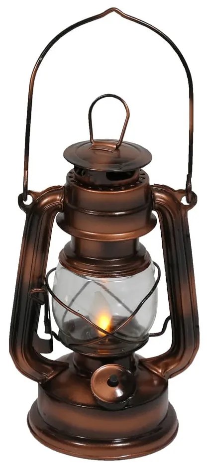 LED lucerna v bronzové barvě (výška 19 cm) – Hilight