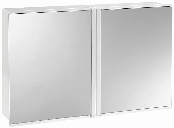 Amirro Koupelnová zrcadlová skříňka MIDDLE s otvíracími zrcadlovými dvířky s poličkou 017-103