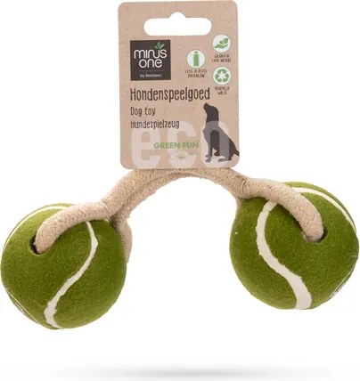 Beeztees ECO Hračka pro psy DUO Tenisový míč na provaze