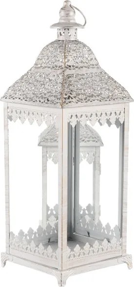 Set dvou kovových luceren bílý JL326 (2 ks)