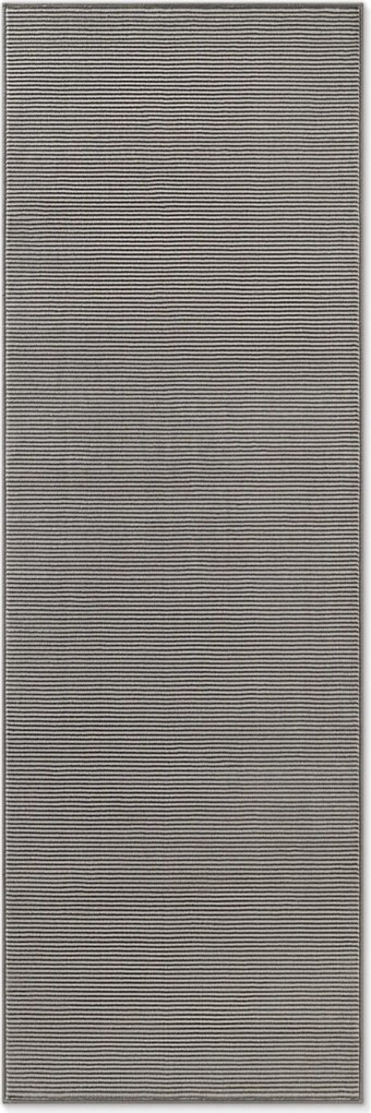 ELLE Decoration, Běhoun Perles 106187 Cream Anthracite z kolekce Elle, 80x240, šedá, ložnice