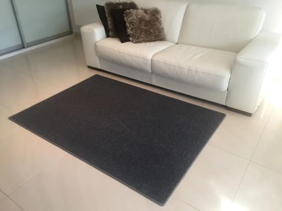 Kusový koberec Astra šedá 1 m2 bez obšití