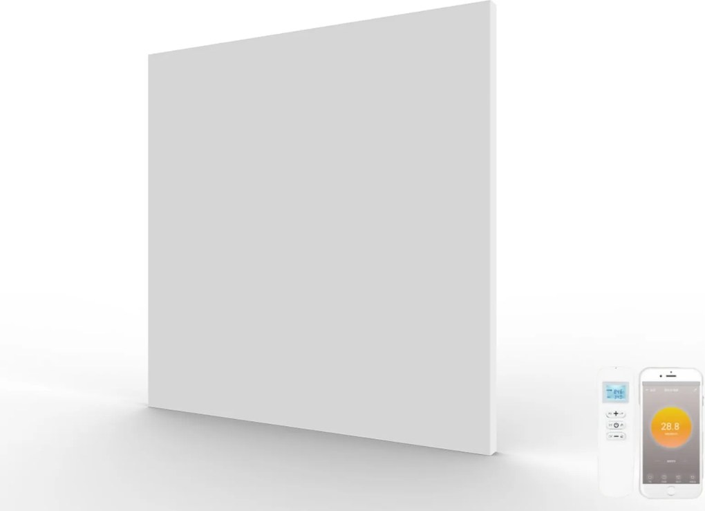 Bezrámový infrapanel FRAMELESS 350W | Výhřevnost 6,5 m2 | 60x60 cm | WiFi termostat