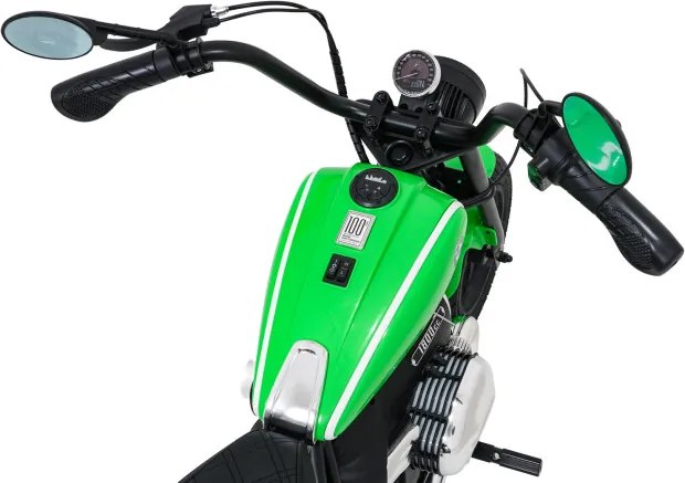 Elektrická motorka BMW R18 zelená