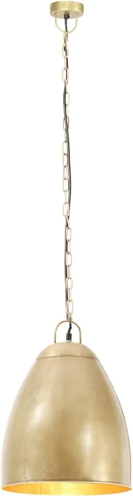 Industriální závěsné svítidlo 25 W mosazné kulaté 32 cm E27 320560