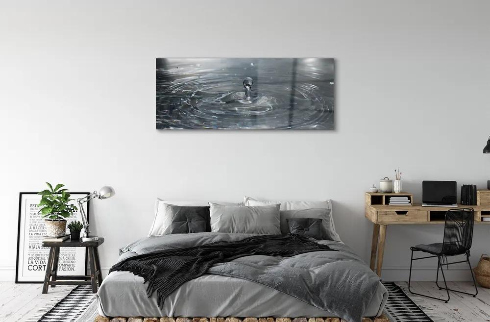 akrylový obraz pokles stříkající vodě 120x60 cm