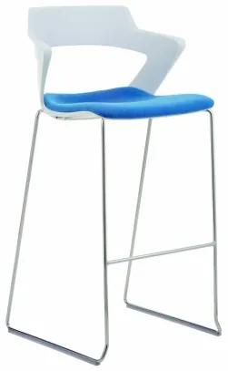 Antares Barová židle 2160/SB TC Aoki SEAT UPH GALERIE - Čalounění Antares LÁTKY (RF, MT) / RELIFE, MILTON Barva plastu Antares modrá