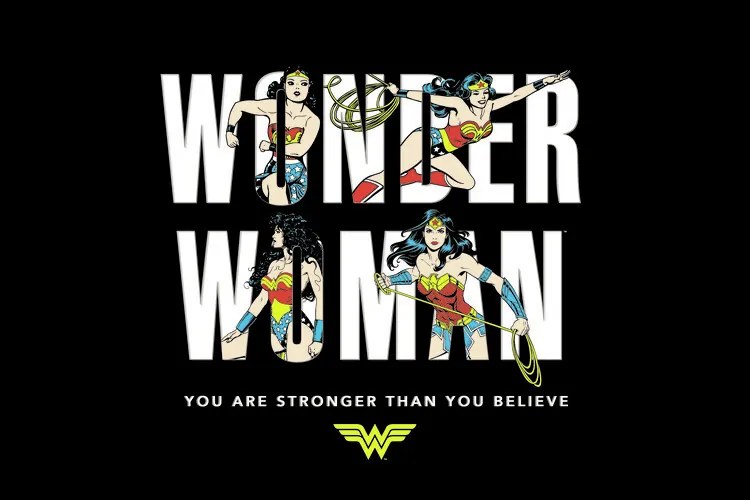 Umělecký tisk Wonder Woman - You are strong, (40 x 26.7 cm)