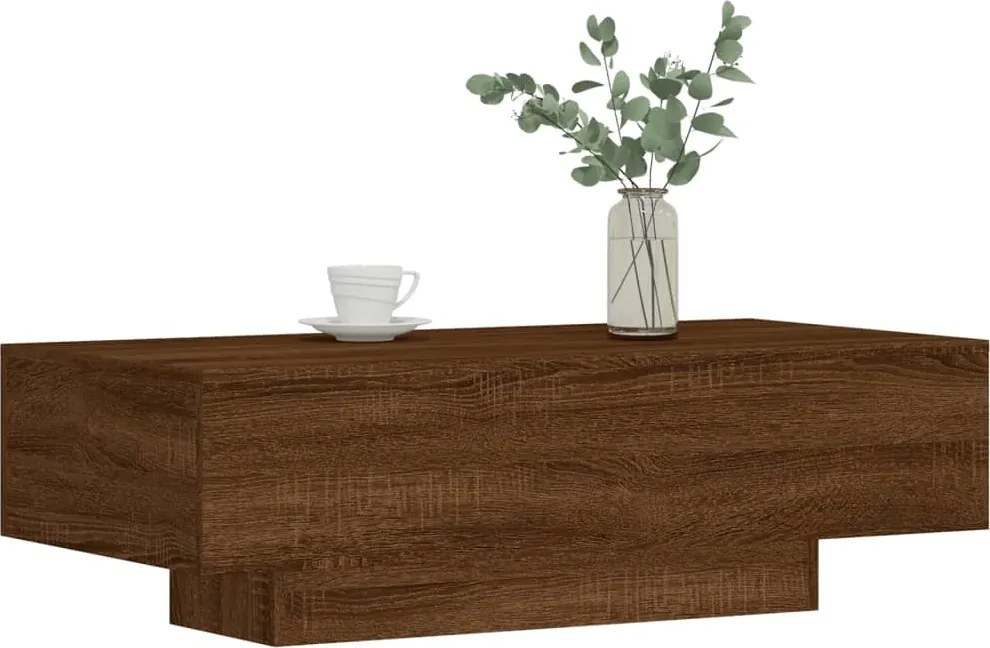 vidaXL Konferenční stolek 100 x 49,5 x 31 cm kompozitní dřevo [833895] Barva: Černá