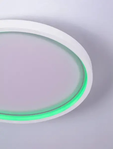 Moderní stropní svítidlo Chet RGB 39 s dálkovým ovládáním