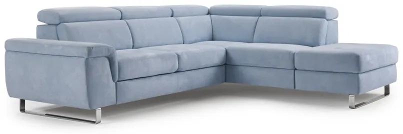 Pregio Italia sofa&relax Luxusní italská sedačka Simple Provedení: 2 místná + lehátko, Vzorník látek: tekno fibra 12 light pink