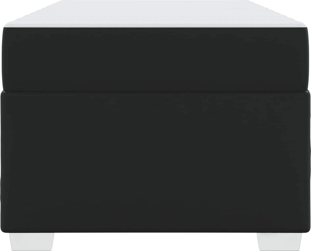 Rám postele Černá 100 x 200 cm PVC 3399226