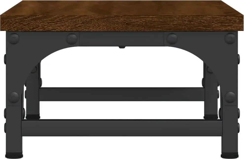 vidaXL Stojan na monitor 37 x 23 x 14 cm kompozitní dřevo [833998] Barva: kouřový dub
