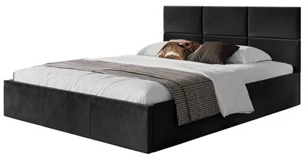 Čalouněná postel PORTO rozměr 140x200 cm Šedá