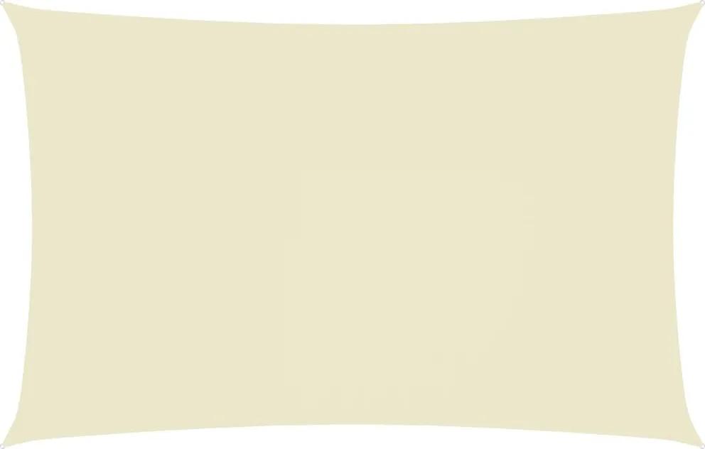 vidaXL Stínící plachta oxfordská látka obdélníková 4 x 7 m [135108] Barva: krémová