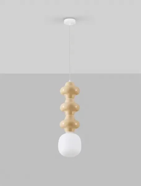 LED žluto-bílá designová svítilna Clio