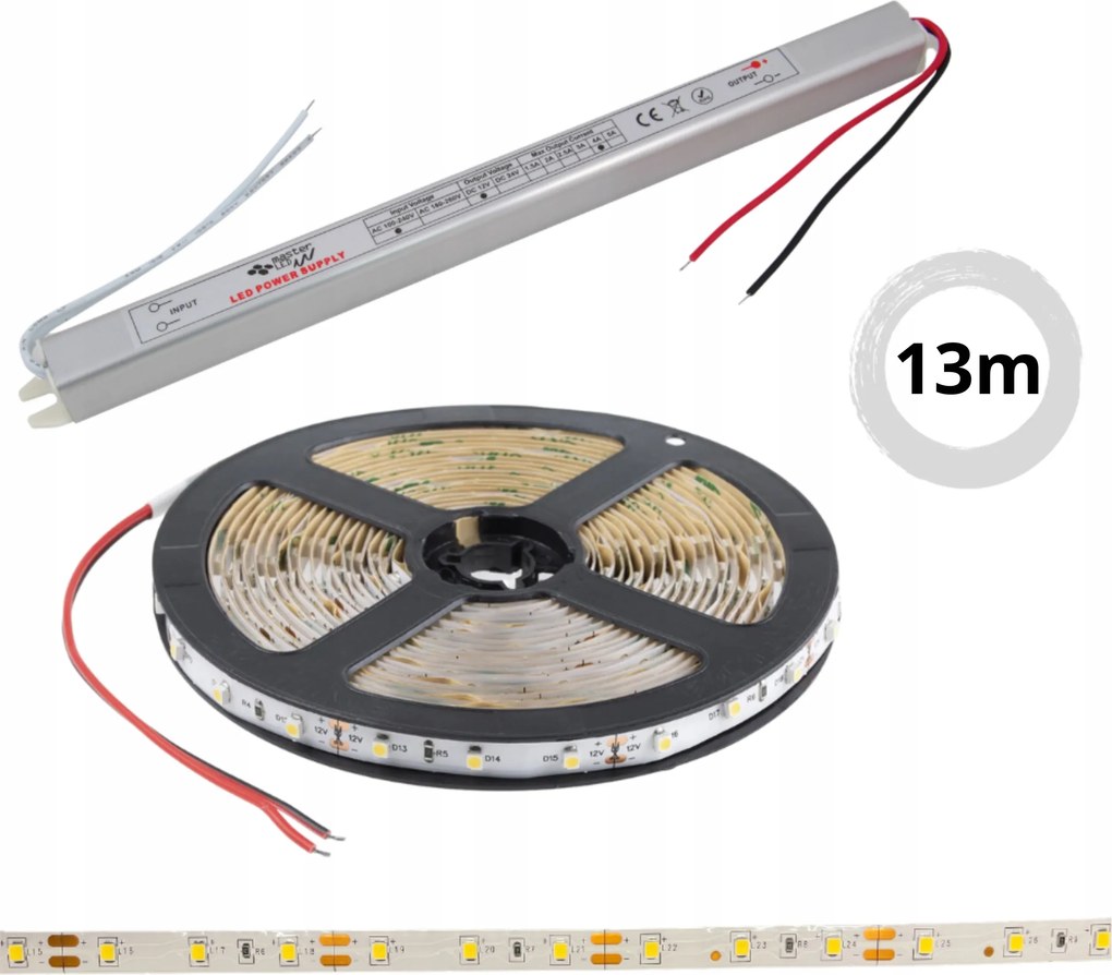 Set 13 m Led páska Premium neutrální bílá 12 V