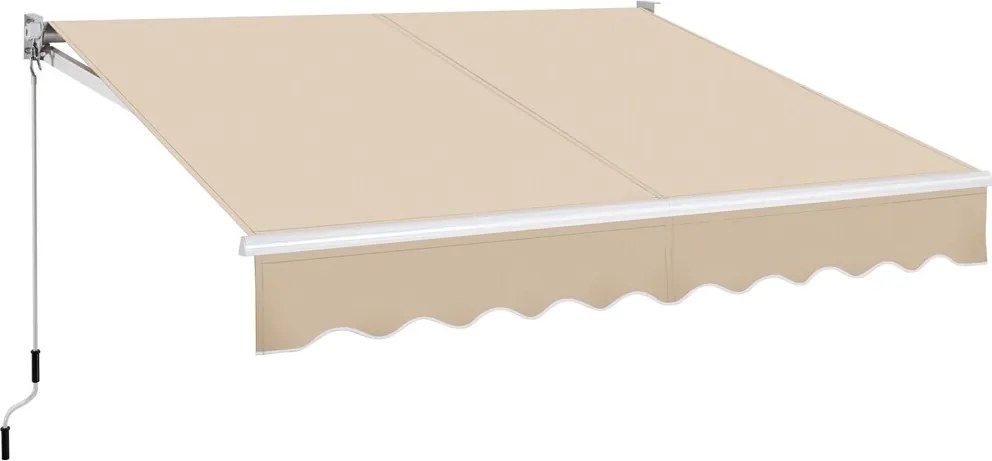 Markýza Yaheetech – béžová, 250 × 200 cm (257325163274)