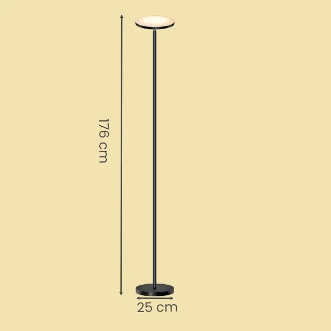 LED stojací lampa s dálkovým ovládáním LFLB35018BD02