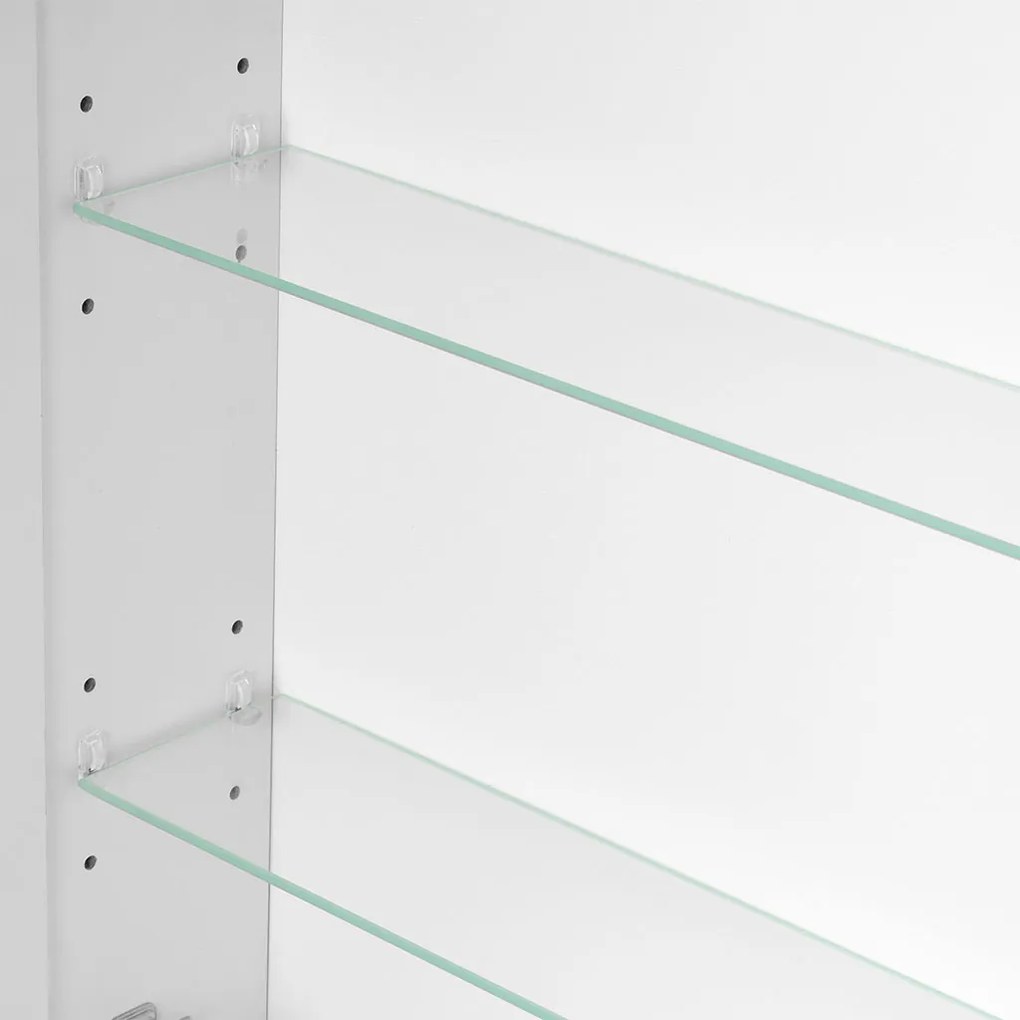 Comodo Zrcadlová skříňka závěsná s LED osvětlením Bolly W 60 ZS