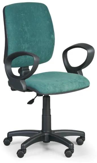 Euroseat Kancelářská židle TORINO II s područkami, zelená