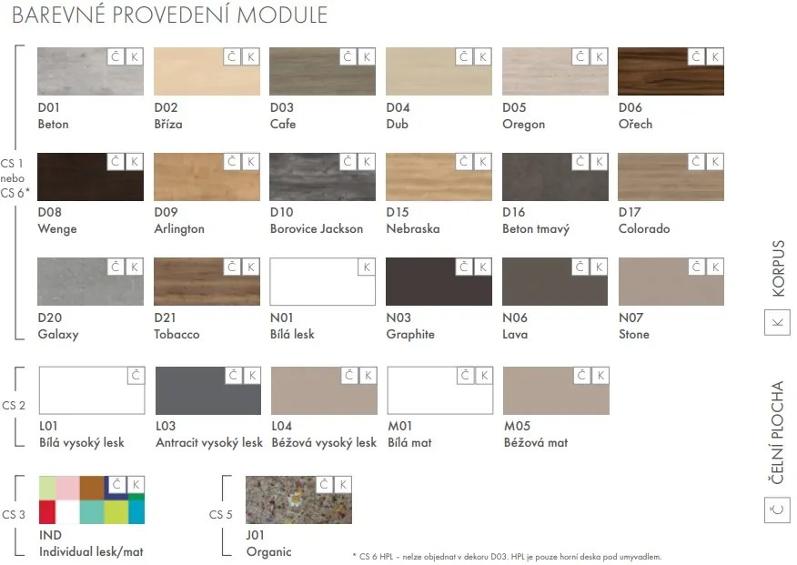 DŘEVOJAS koupelnová skříňka MODULE SZZ1 80 (umyvadlo JOY 3) Barevné provedení: M01 Bílá mat