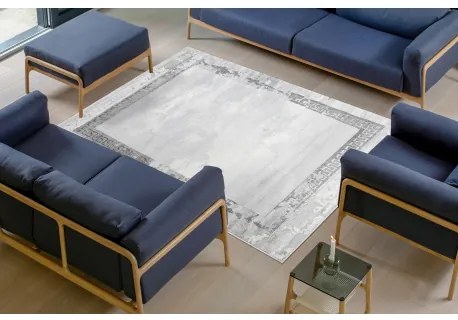 koberec LIRA E1473 vzor rámu, řecký vintage strukturální, moderní, gl velikost 140x190 cm | krásné koberce cz