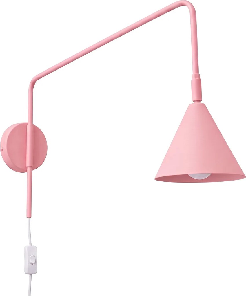 Sollux Lighting Nástěnné svítidlo NOX růžové