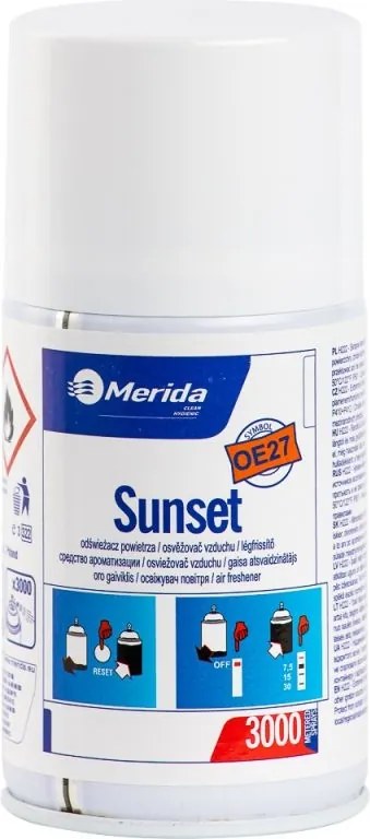Vůně do osvěžovače vzduchu SUNSET 250 ml, bílá