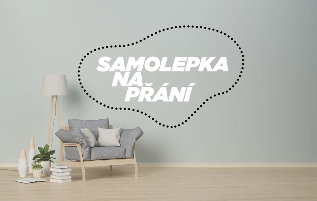 Samolepka na zeď na přání – vlastní motiv na míru