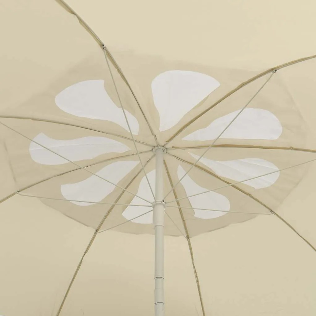 Plážový slunečník pískově žlutý 300 cm 314715