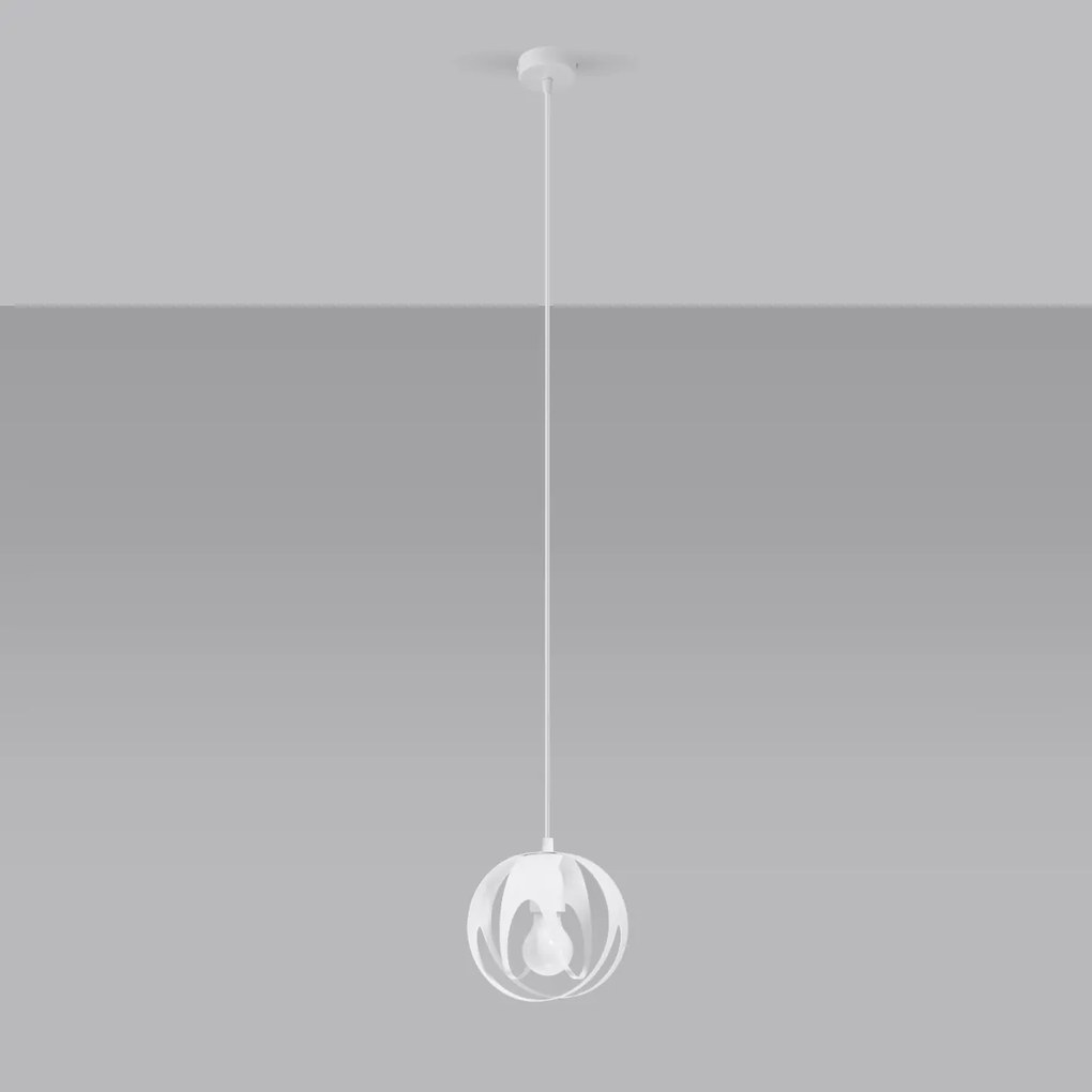 Sollux Lighting Závěsné svítidlo TULOS 1 bílé