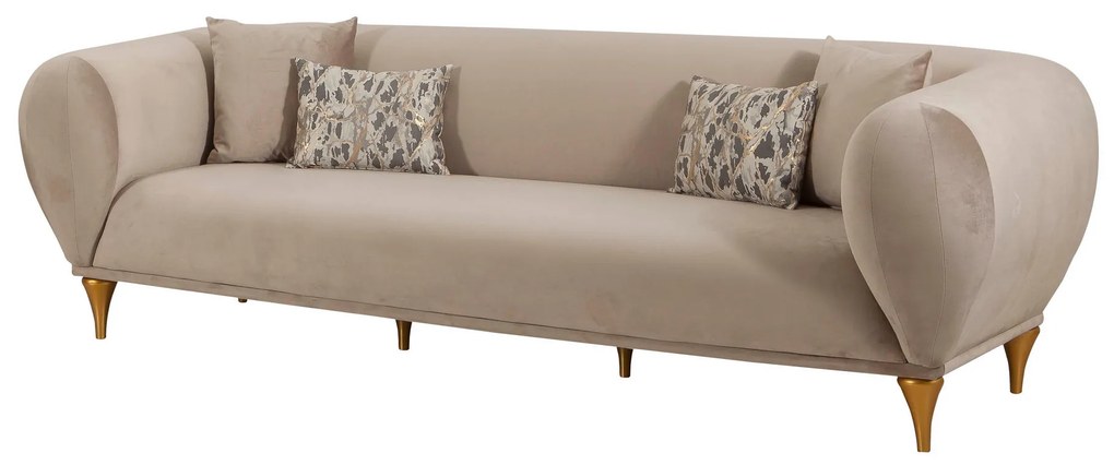 Hanah Home Třímístná pohovka MEBLON krémová 867UNQ1551