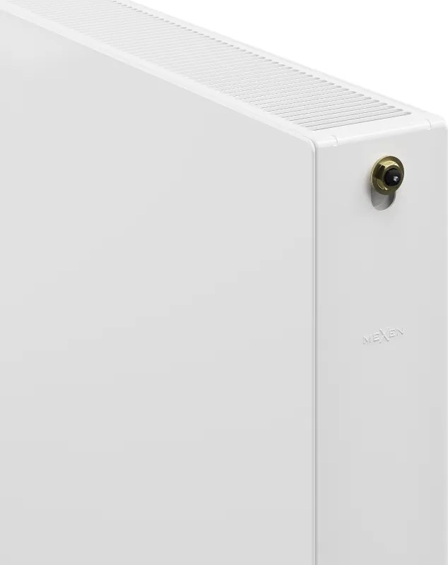 Mexen CF22, plochý panelový radiátor 400 x 1200 mm, spodní připojení, 1366 W, bílá, W622F-040-120-00