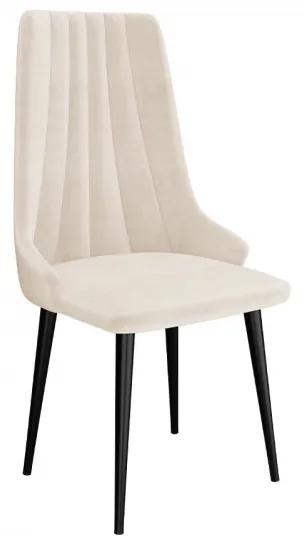 Moderní čalouněná židle ST93, Barva: černá, Potah: Magic Velvet 2217