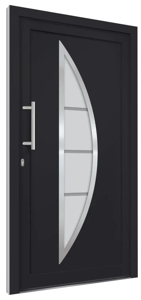 Vchodové dveře antracitové 108 x 208 cm,  279216