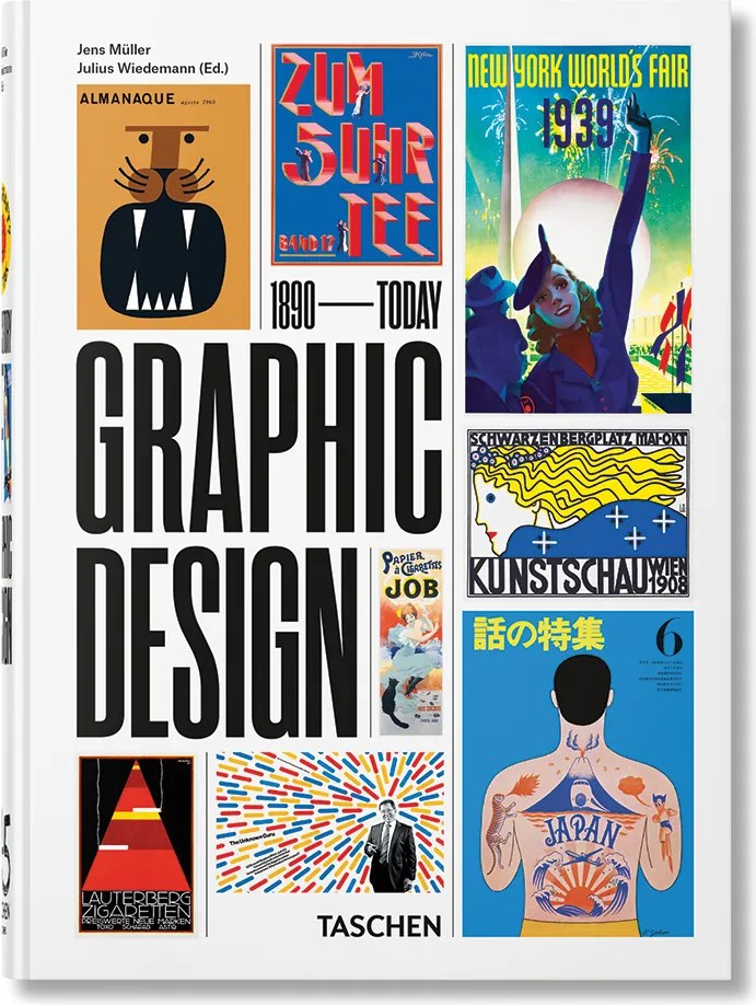 Taschen designové knihy The History of Graphic Design