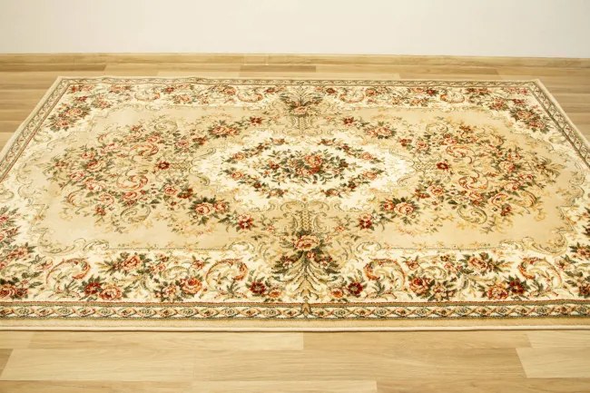 Koberec Lotos 1569/110 Ornament květiny béž