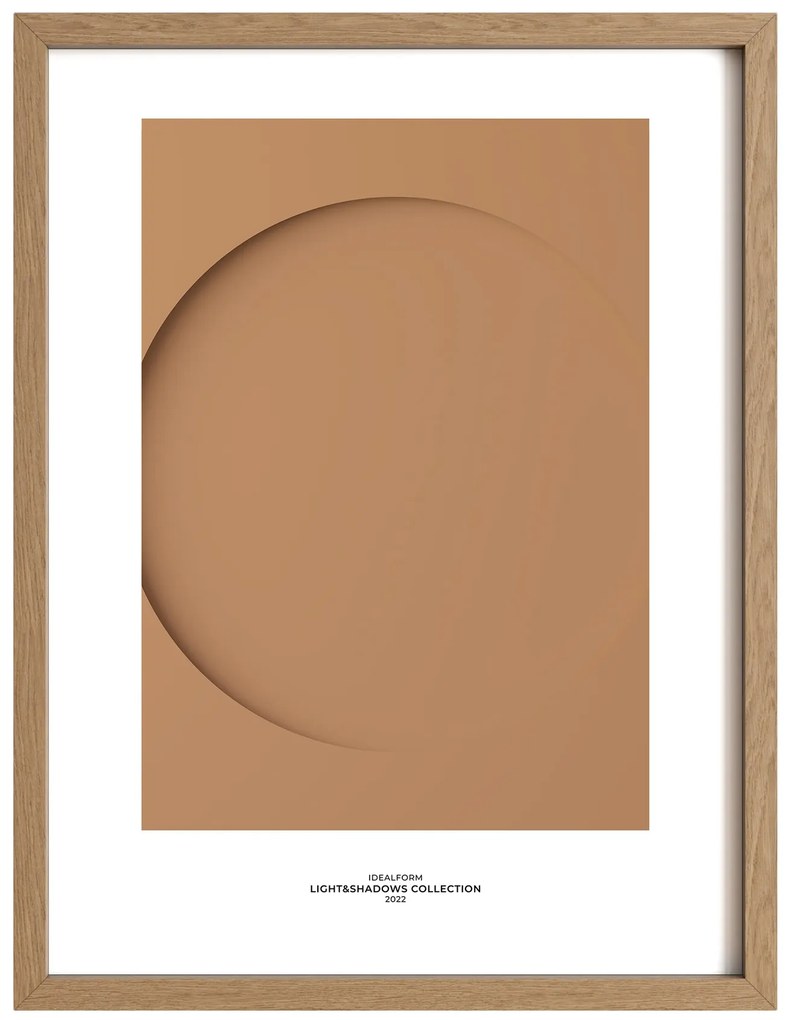 Idealform Poster no. 6 Round composition Barva: Smokey taupe, Velikost: 300x400 mm